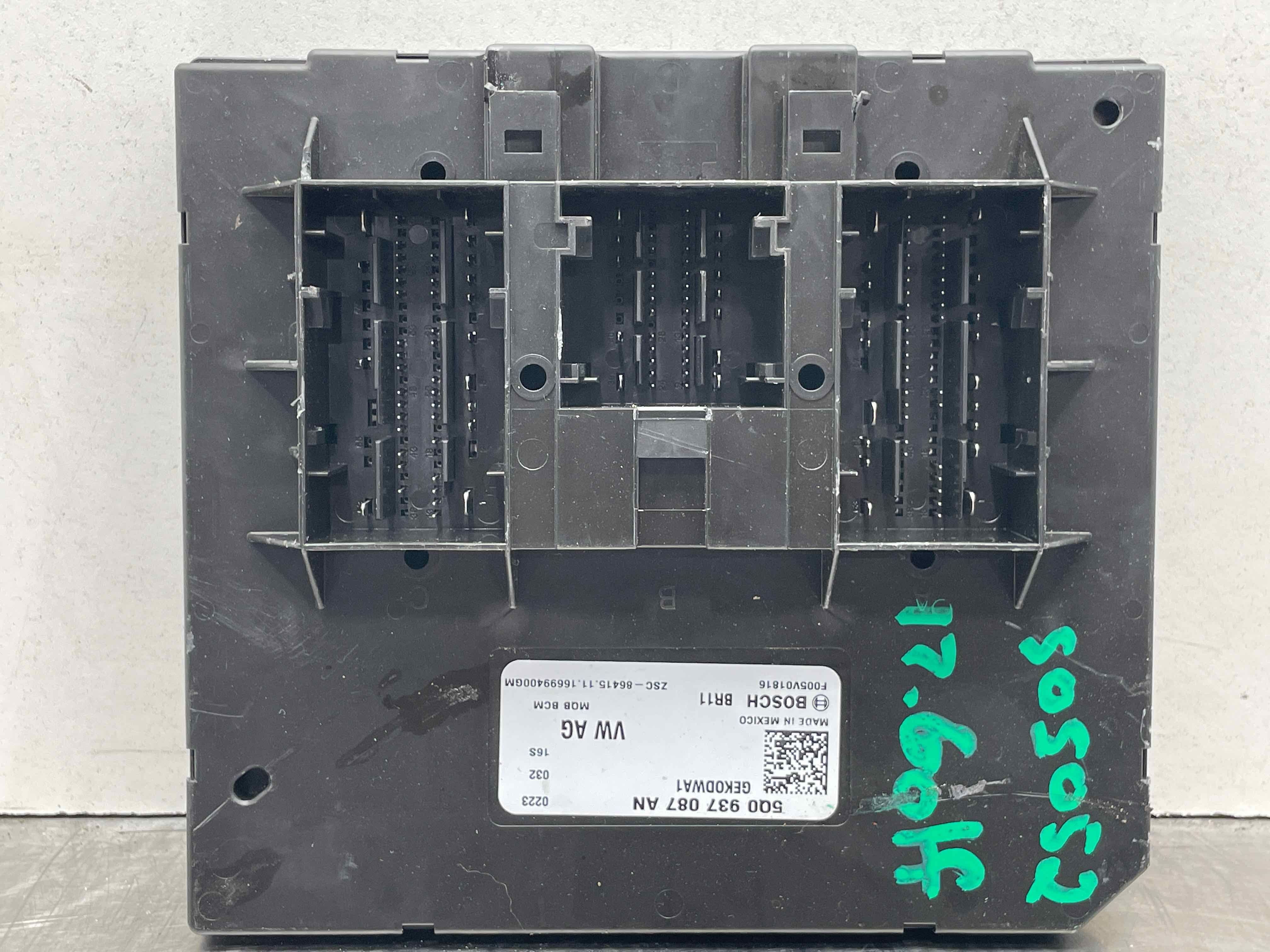 SECURITY CONTROL MODULE COMPUTER CC Golf Golf GTI 2009-2016 - NW417719 ...