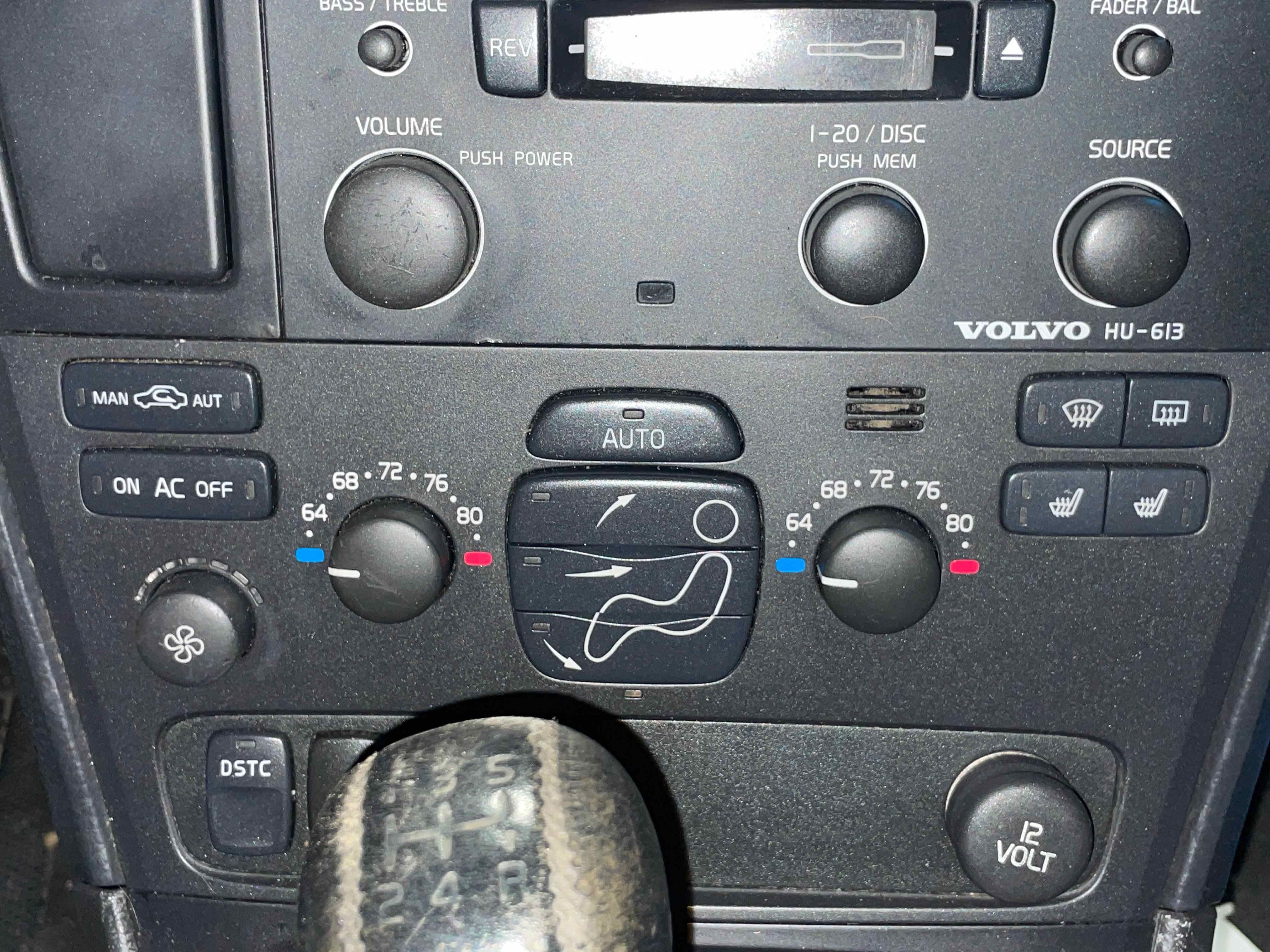 Temp Climate AC Heater Control Volvo V70 XC70 2004 04 - NW499860 – Tom ...