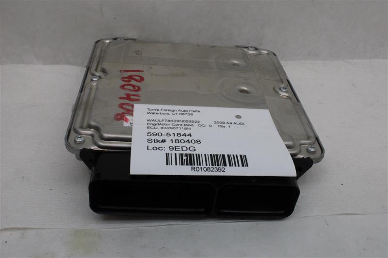 ECU ECM COMPUTER Audi A4 2009 09 2.0L - 1082392 – Tom's Foreign Auto Parts